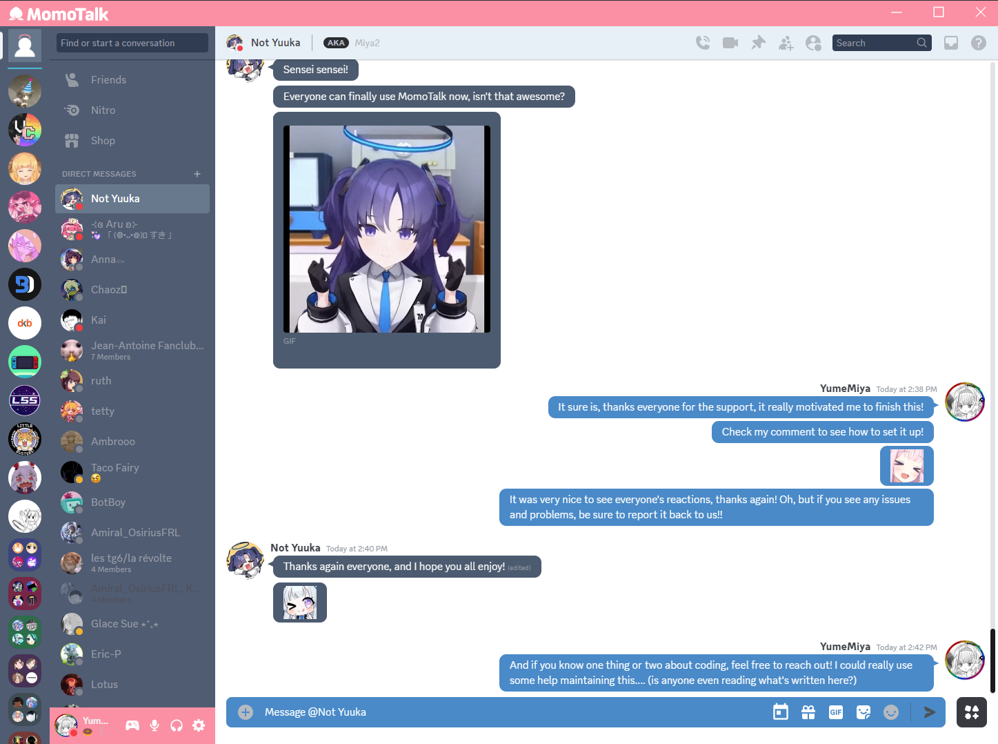 GitHub - MiyakuKage/discord-momotalk: A Vencord theme based on Blue ... GitHub - MiyakuKage/discord-momotalk: A Vencord theme based on Blue ...